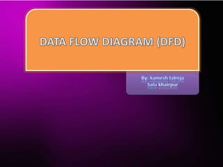 what is data flow diagram , components of dfd, 0 level ,1st level ...