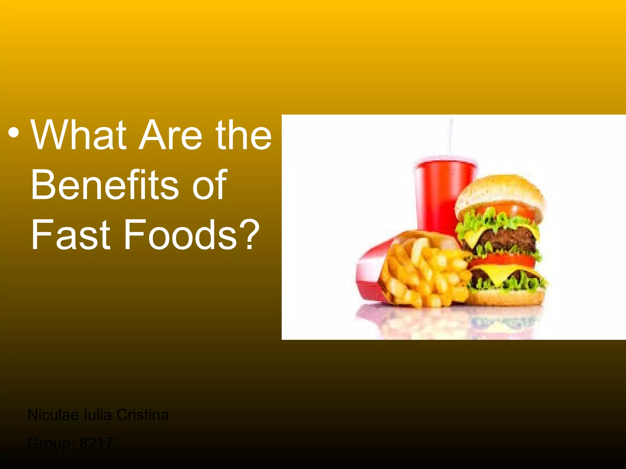 Fast food | PPT