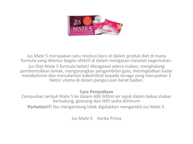 Jus Mate 5 | PPT