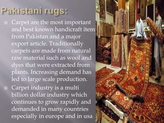 Topic: Handmade carpet PPTX | PPTX