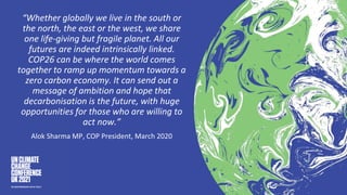 What are the Goverment's Plans for COP26? - Jolene Cook, COP26 Unit | PPT