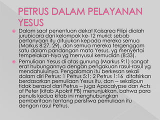 Presentation1 kepemimpinan petrus | PPTX