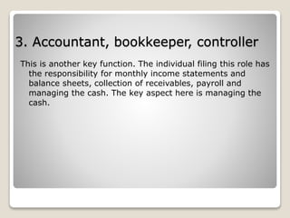 Presentation1 key personnel | PPTX | Human Resources | Business