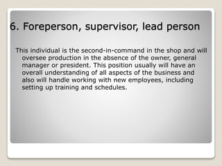Presentation1 key personnel | PPTX
