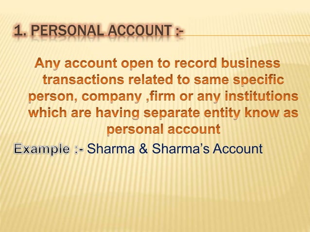 classification of accounts | PPTX