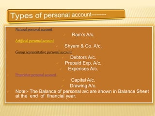 classification of accounts | PPTX