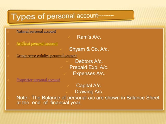 classification of accounts | PPTX