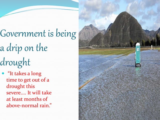 Disaster Management(Drought) | PPTX | Agriculture | Industries