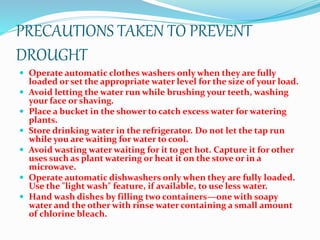 Disaster Management(Drought) | PPTX