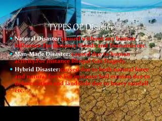 Disaster Management(Drought) | PPTX