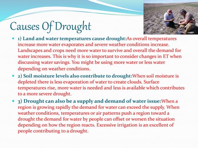 Disaster Management(Drought) | PPTX | Agriculture | Industries