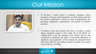 Govt. ITI Mandi, HP, India | PPTX