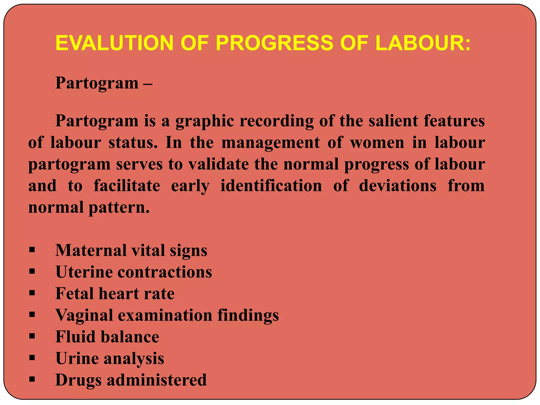 MANAGEMENT OF LABOUR | PPTX