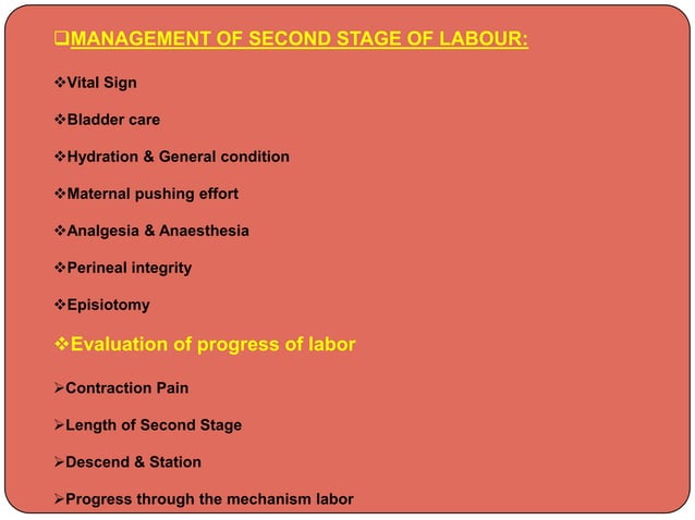 MANAGEMENT OF LABOUR | PPTX
