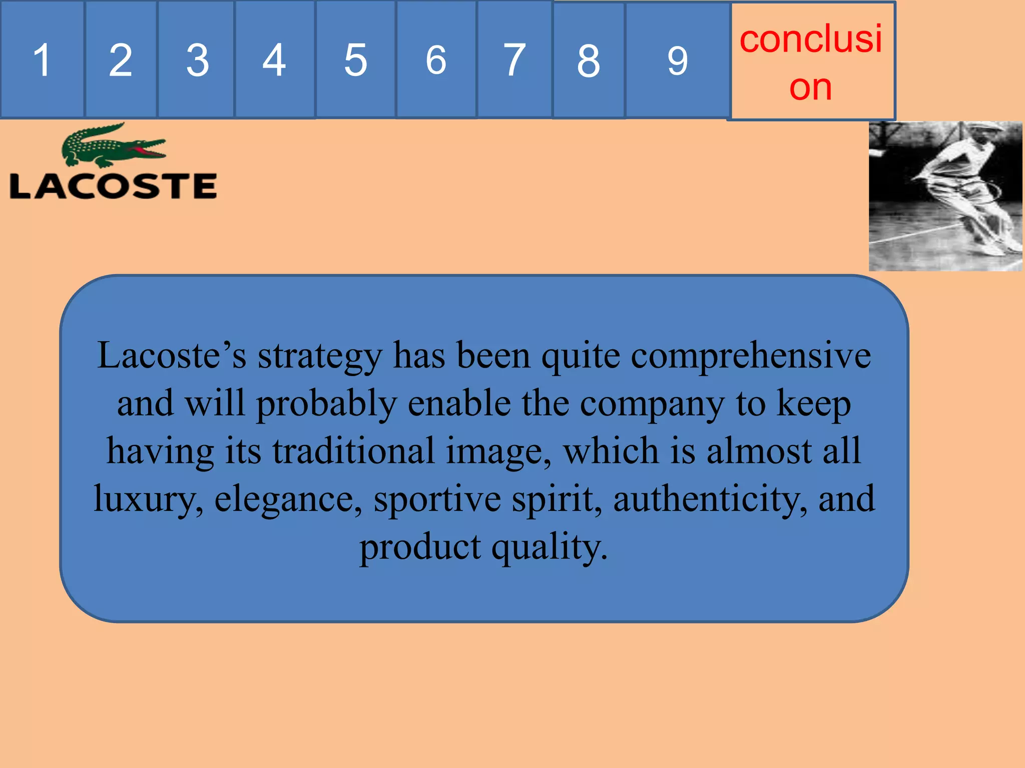 Presentation1 lacoste | PPTX