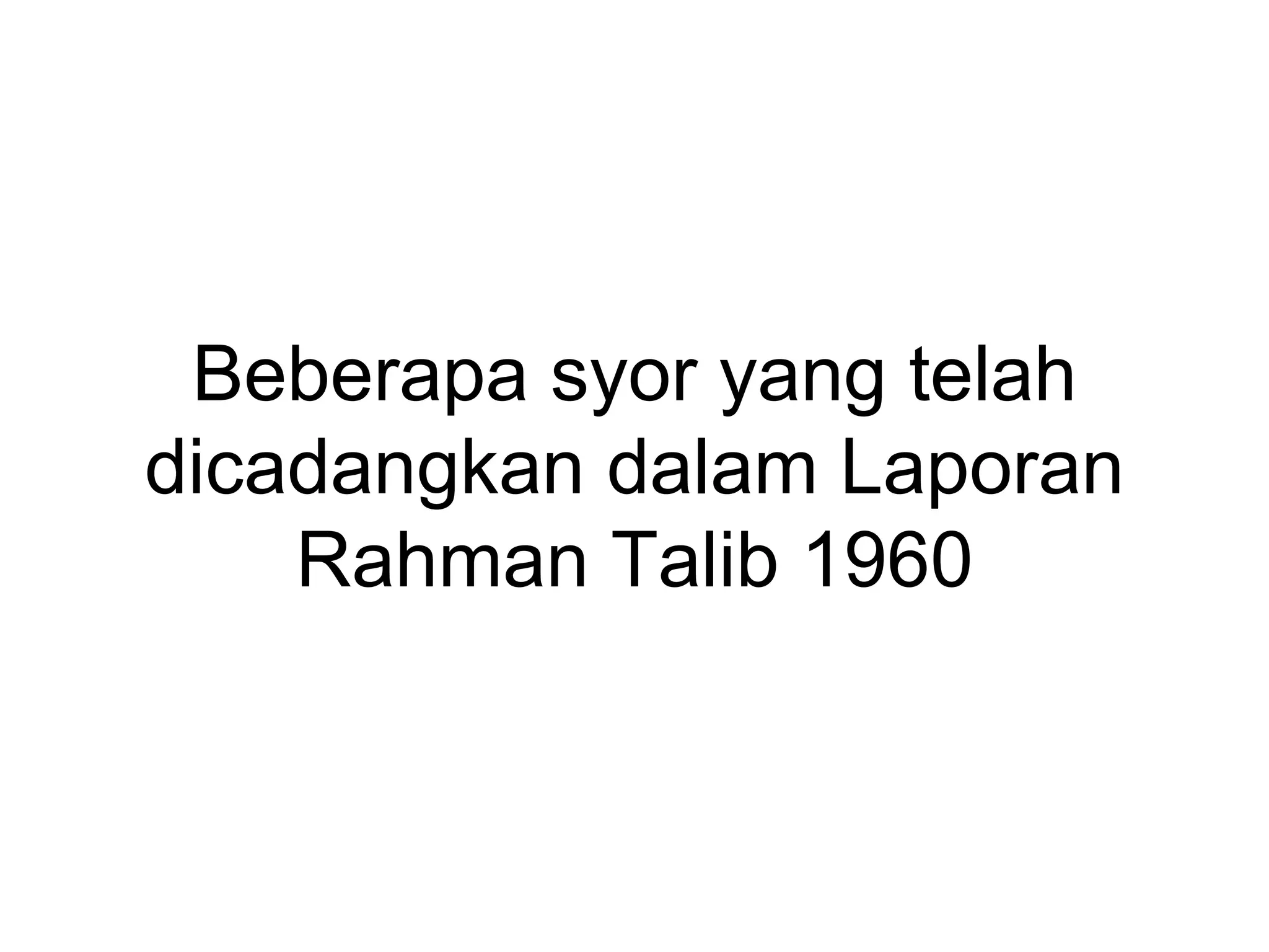 Presentation1 laporan rahman talib | PPT