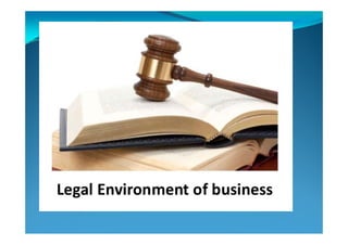 Legal Environment Of Business | PDF