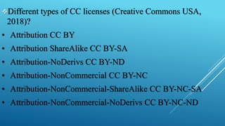 Copyright and Creative Commons | PPTX