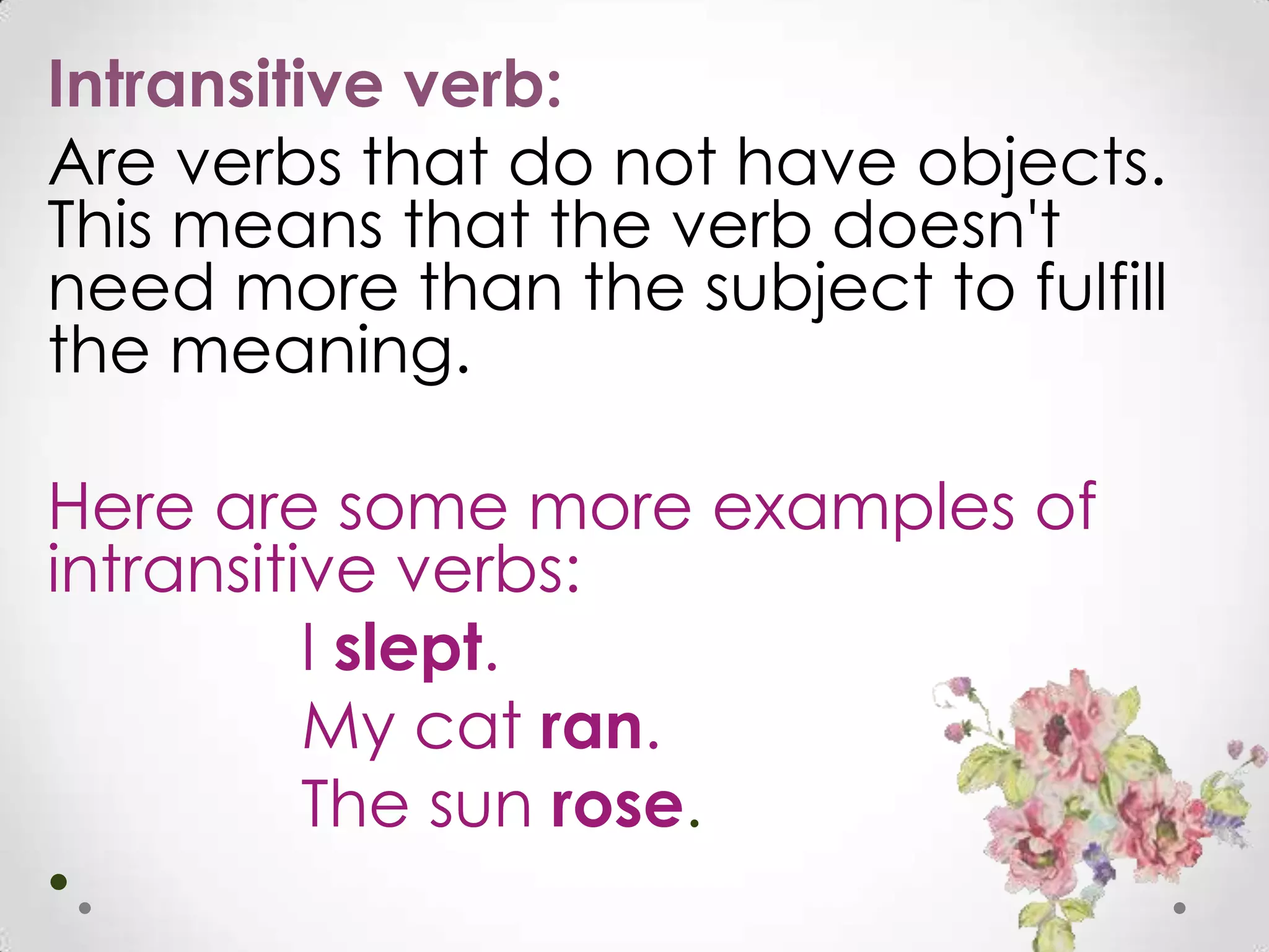 linguists Verb classification | PPT