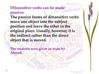linguists Verb classification | PPT