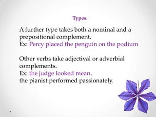 linguists Verb classification | PPTX