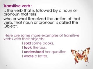 linguists Verb classification | PPTX