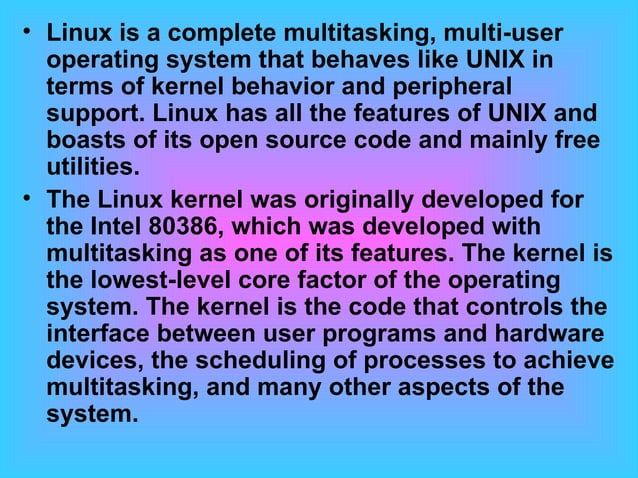 Presentation1 linux os | PPT