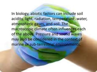 ENVIRONMENT: MEANING AND ITS COMPONENTS | PPTX