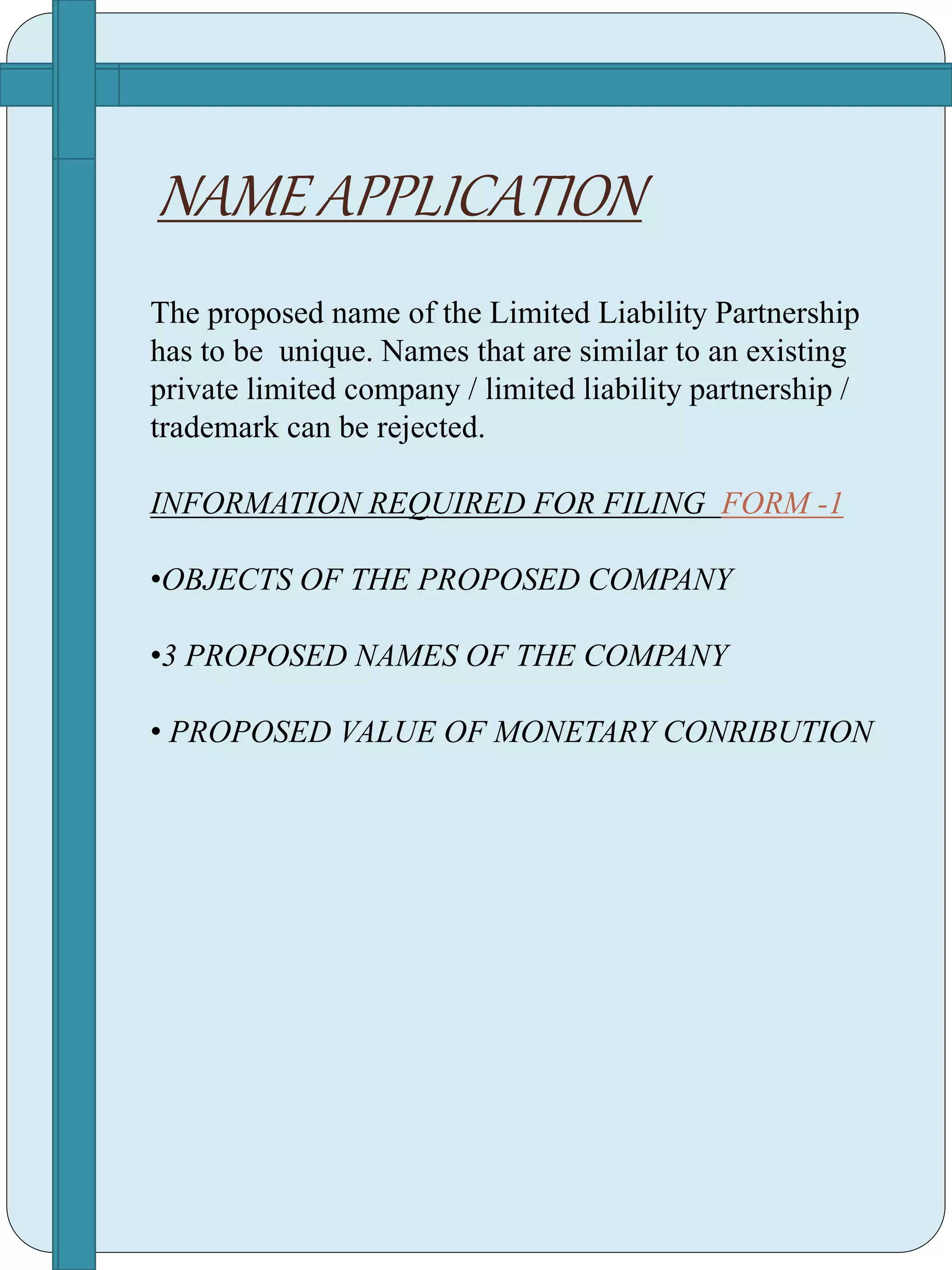 formation of llp | PPTX