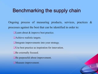 logistics Performance and Benchmarking | PPTX