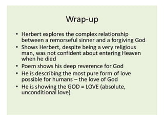 love iii by George Herbert | PPTX