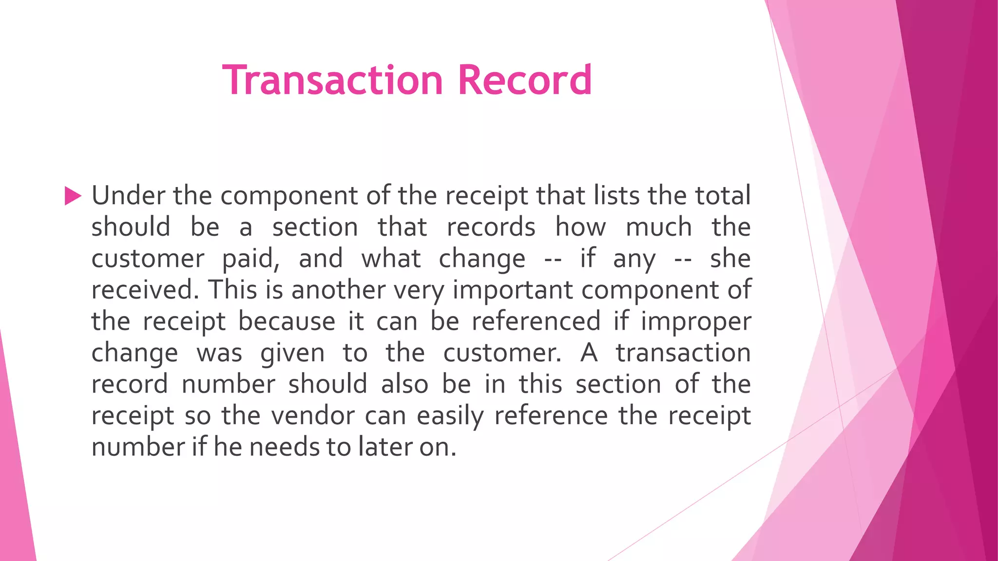 Cash Receipts | PPT