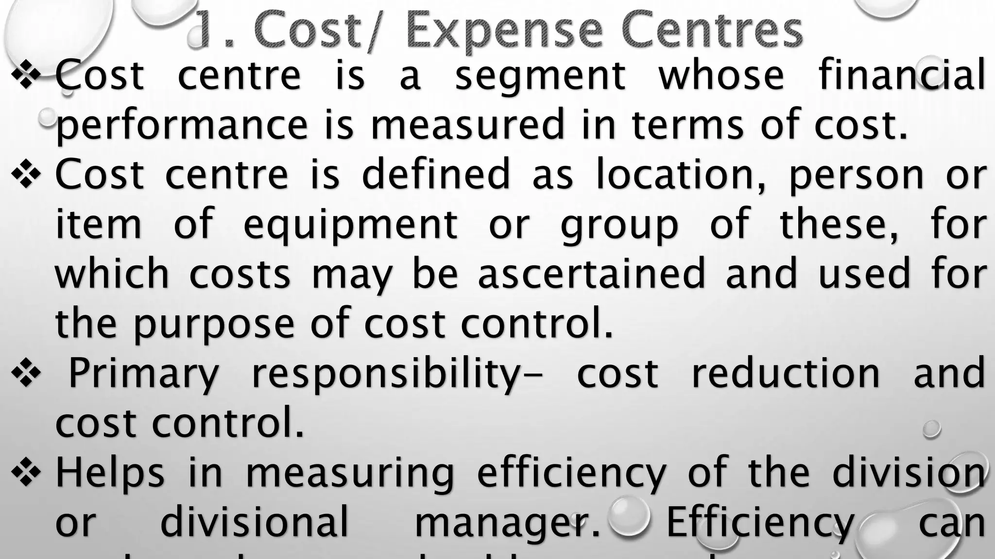 Management Accounting- Responsibility Accounting | PPT
