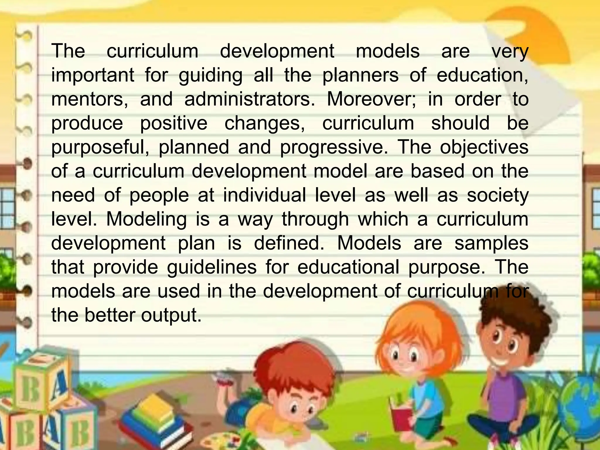 module 5: curriculum development process and modelpptx | PPT