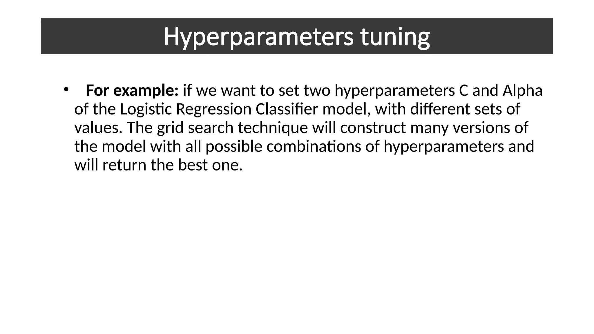 hyperparameter tuning grid search, random search, Bayesian .pptx