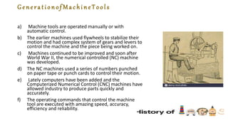 Presentation1 machine tool and machining | PPTX