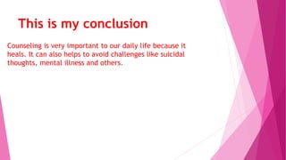 Counselling | PPTX