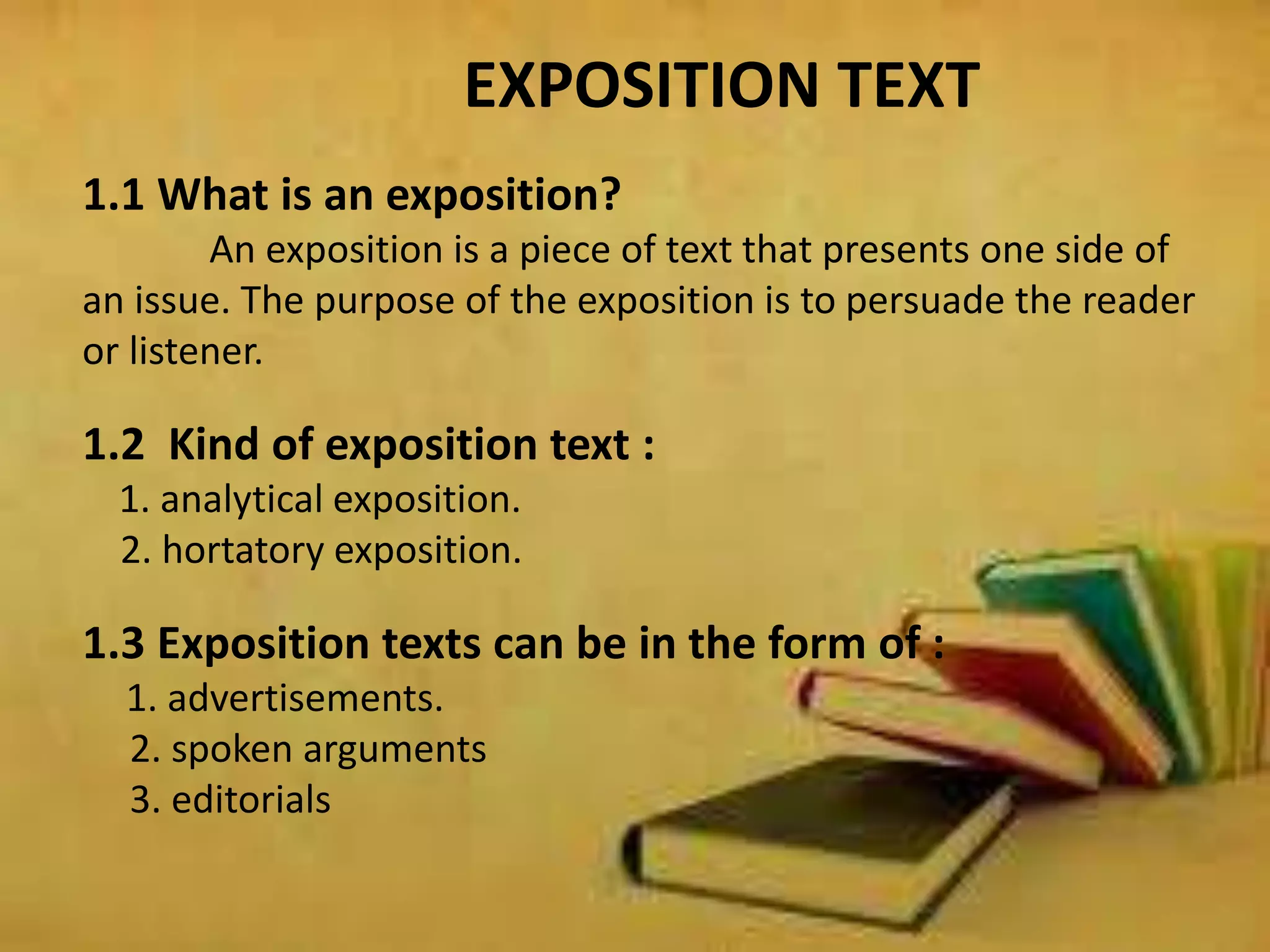 analytical exposition | PPTX