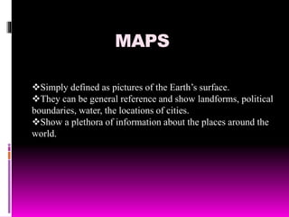 Types of Maps and other Interpretation | PPTX