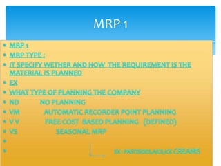 Presentation1 material master data | PPT