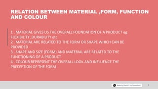 Presentation 1 on MATERIAL Selection For B. Tech | PDF