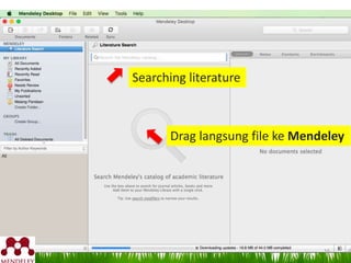 Presentation1 mendeley word google scholar | PPTX