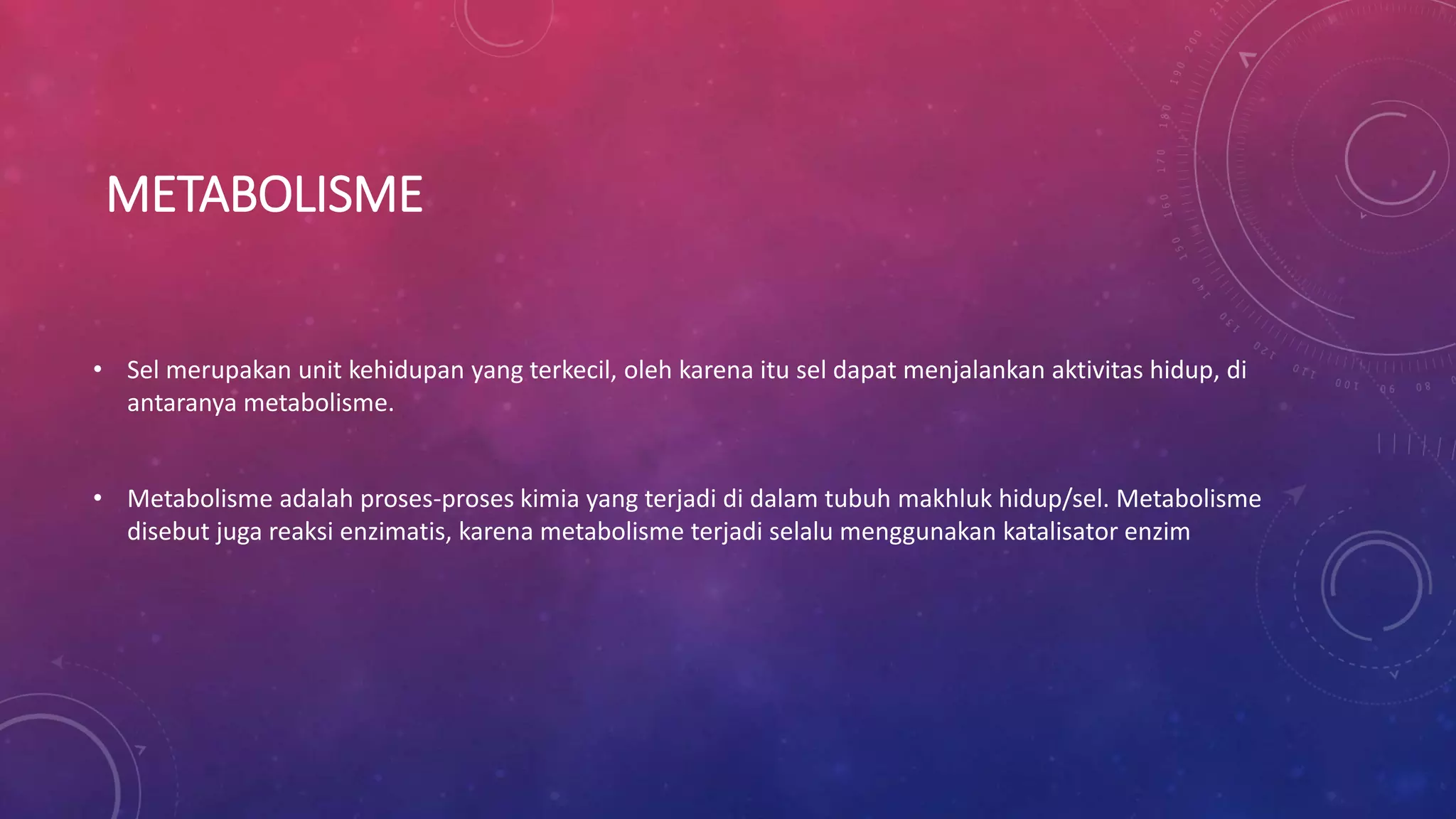 Presentation1 metabolisme | PPTX