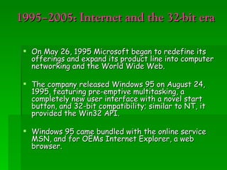 Microsoft Presentation | PPT | Operating Systems | Computer Software and Applications
