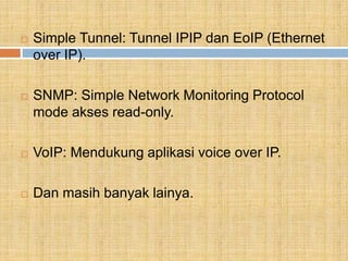 Presentation1 mikrotik | PPT