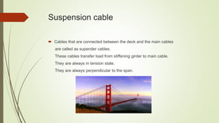 Presentation on Suspension Bridge | PPTX | Civil Engineering Industry ...