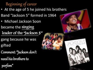 michael jackson king of pop ppt | PPTX