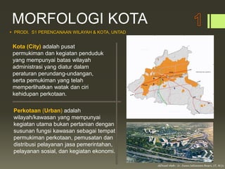 Presentation1 morfologi kota | PDF