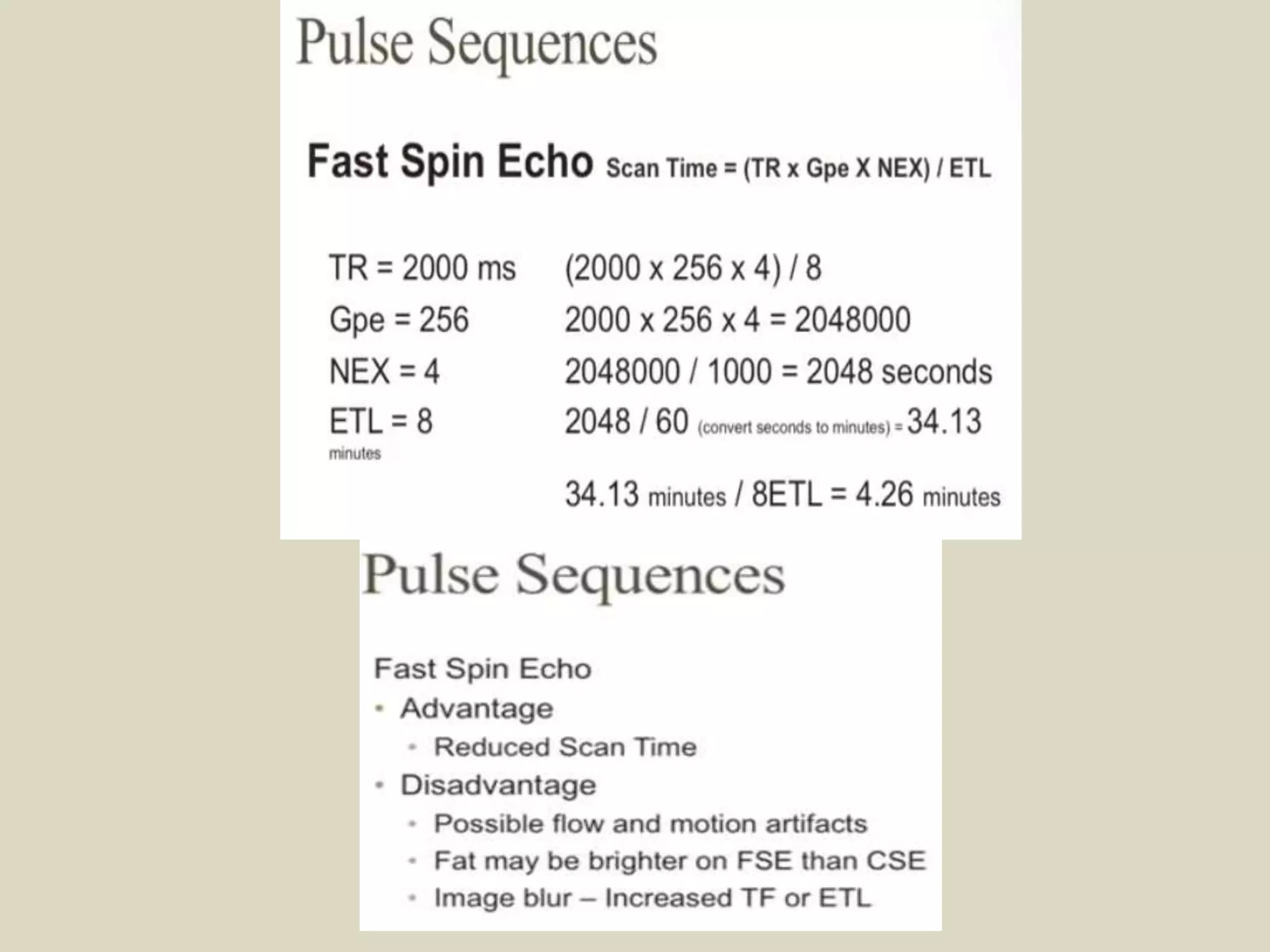 Presentation1, mr pulse sequences. | PPTX