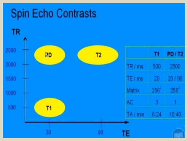 Presentation1, mr pulse sequences.